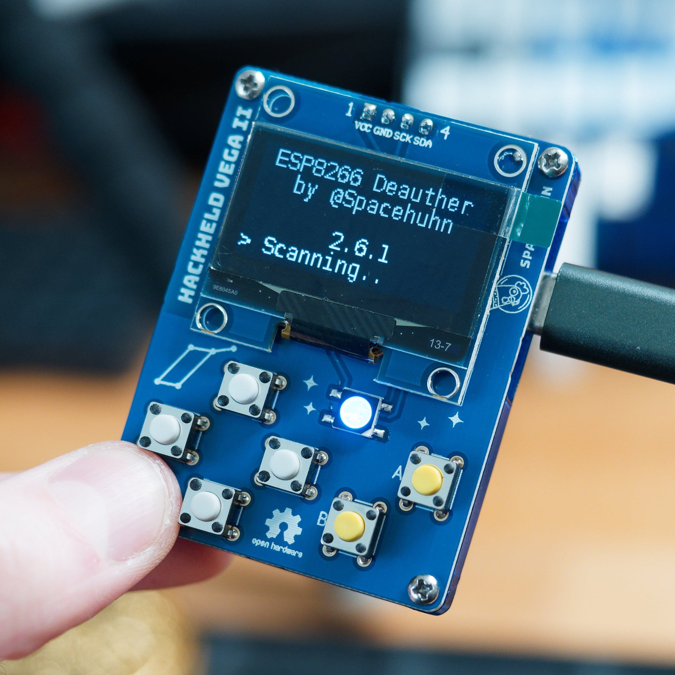 HackHeld Vega II DIY Solder Kit – Spacehuhn